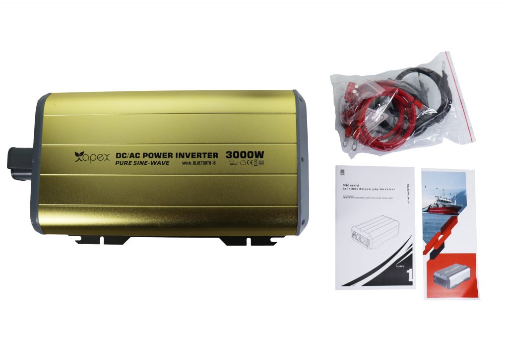 NK3000-12/24 Apex NK3000-12/24 3000W Tam Sinüs İnverter 12V/24V | ERM Tech